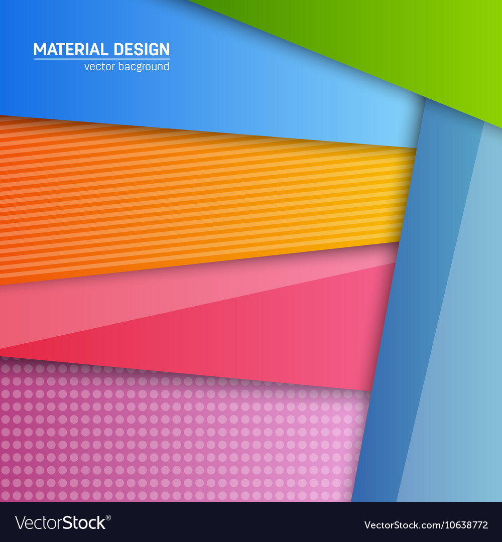 Material design background abstract Royalty Free Vector