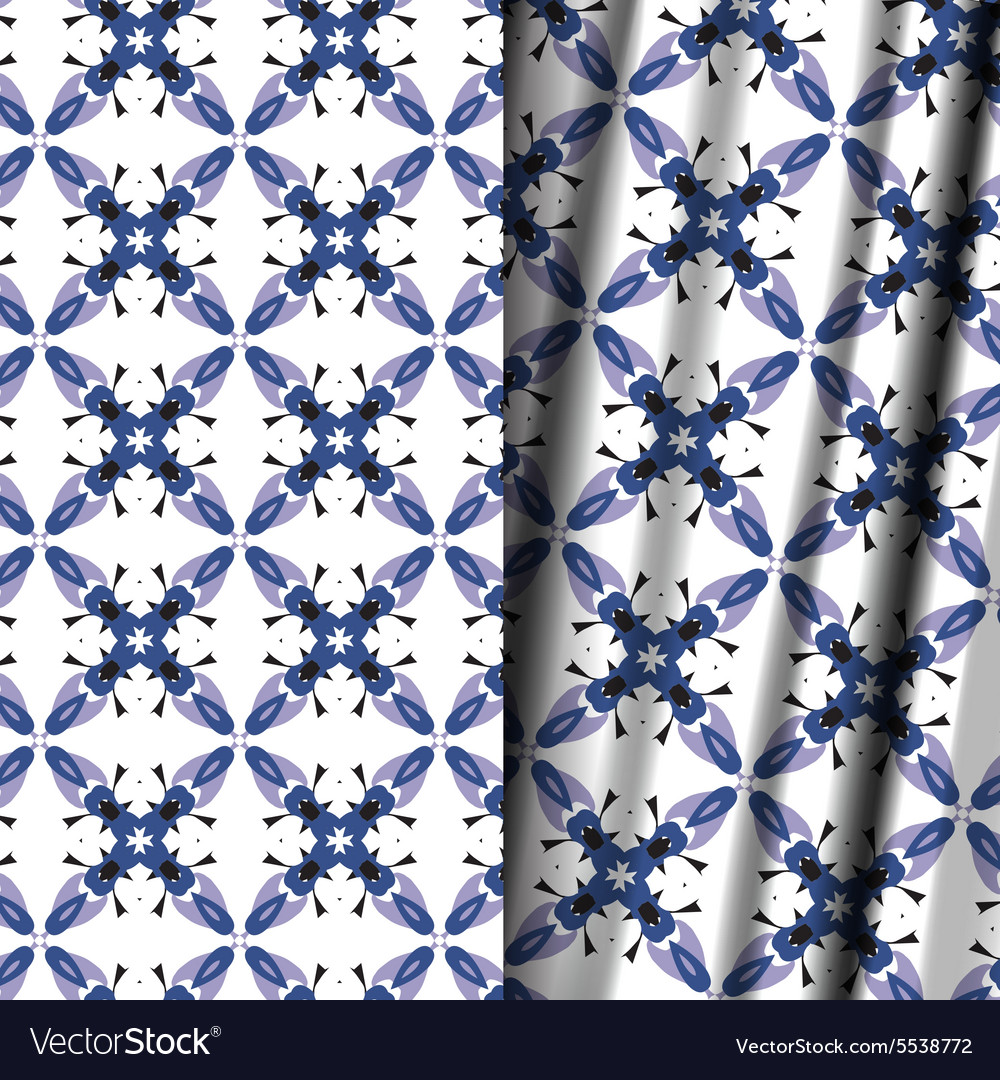Seamless geometric floral pattern Royalty Free Vector Image Seamless geometric floral pattern Royalty Free Vector Image