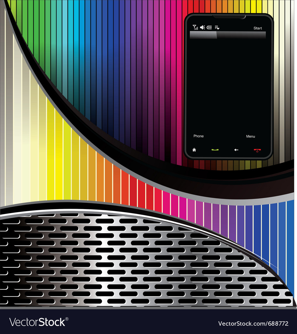 Smartphone background Royalty Free Vector Image