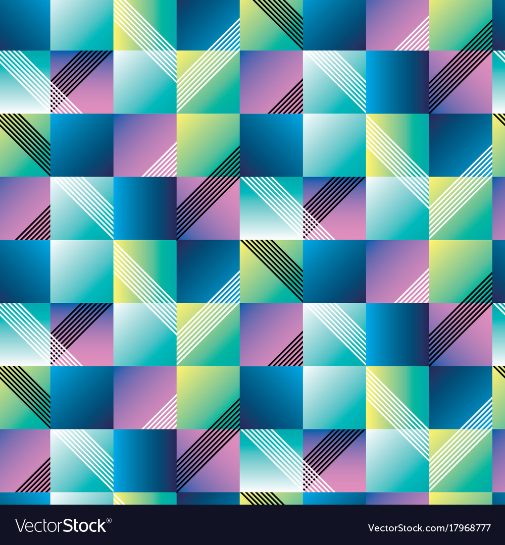 Abstract geometry seamless pattern Royalty Free Vector Image