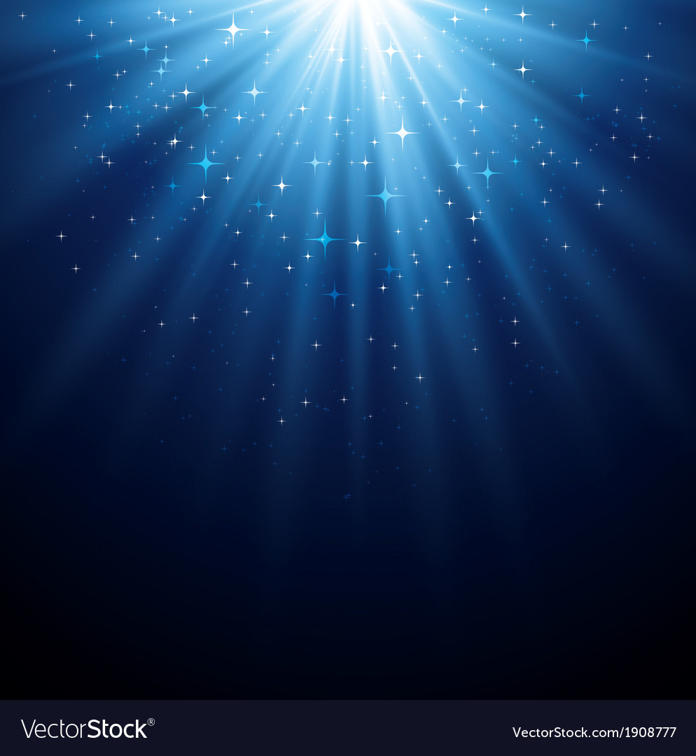 Abstract magic light background with star Vector Image