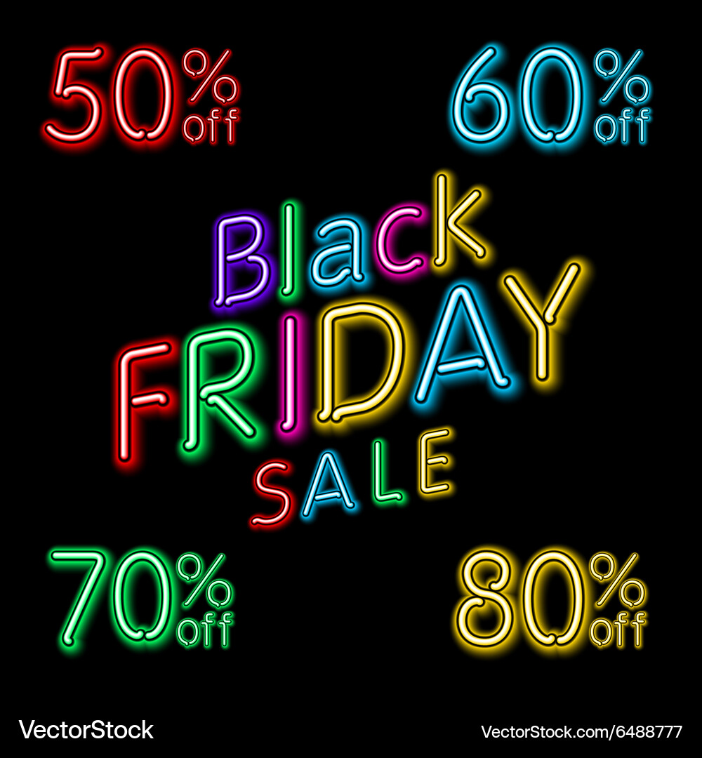 Black friday hanging sign eps10 contains Vector Image