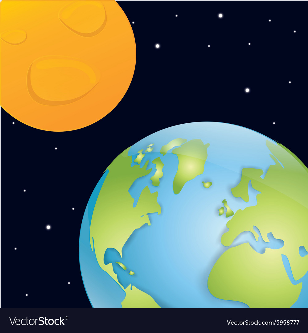 Planet design Royalty Free Vector Image - VectorStock