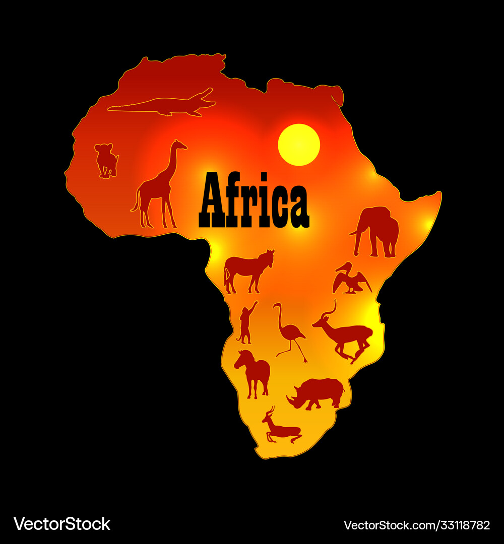 Map Of Animals In Africa