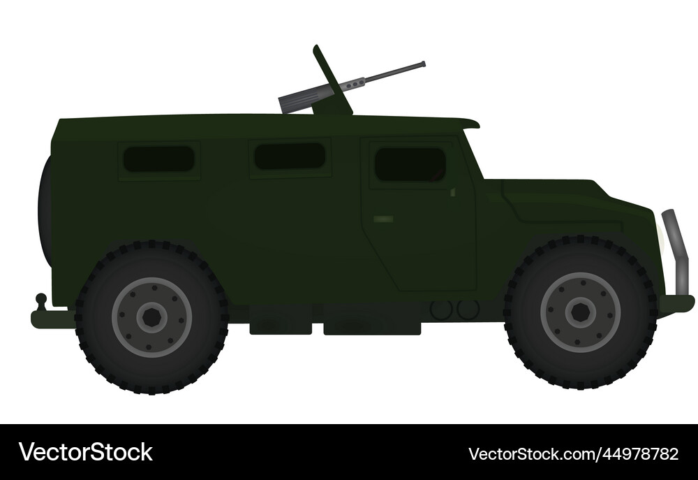 Military armored vehicle Royalty Free Vector Image