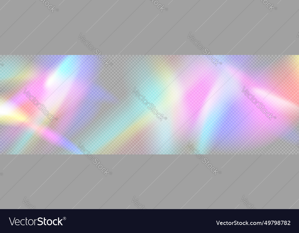 Rainbow light flare effect Royalty Free Vector Image