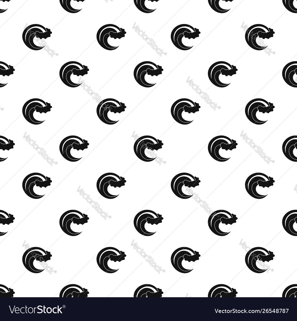 Wave storm pattern seamless Royalty Free Vector Image