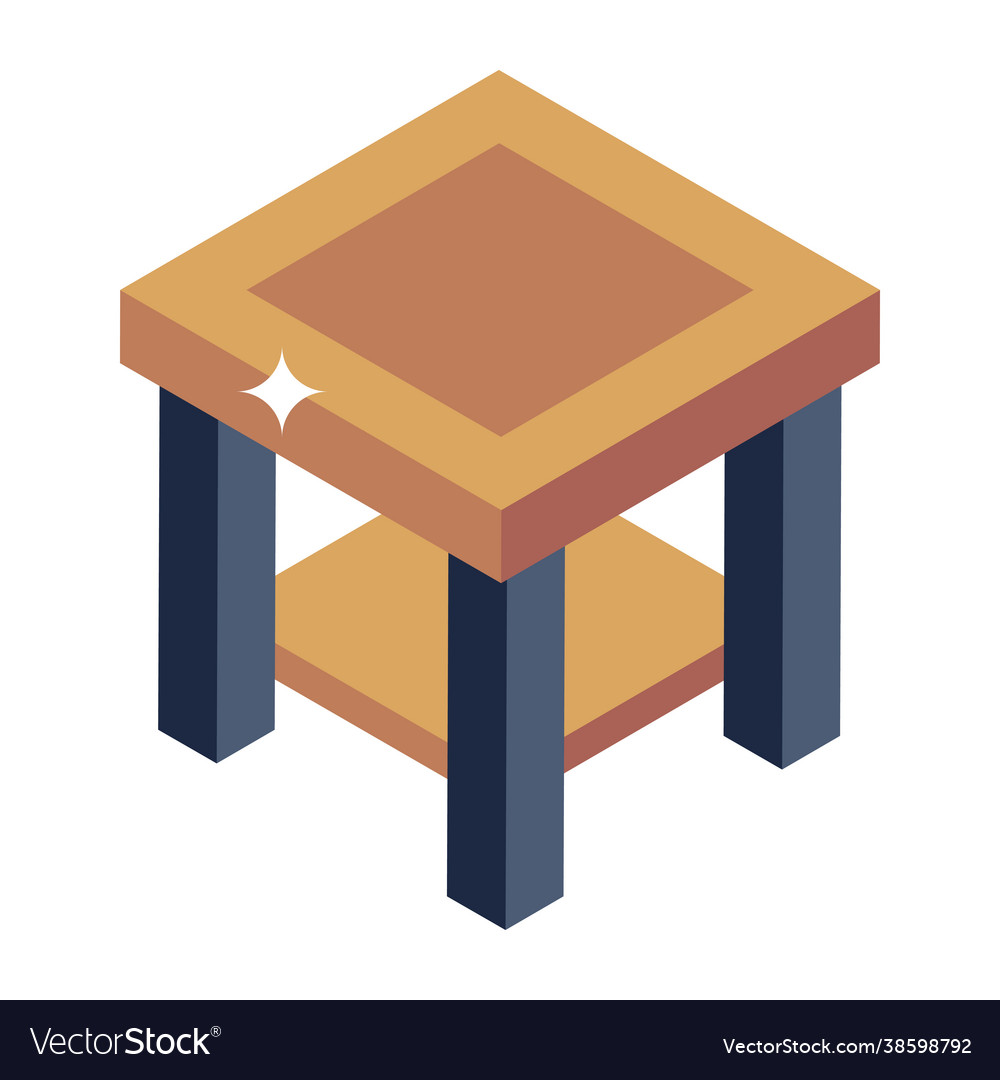 Coffee table Royalty Free Vector Image - VectorStock