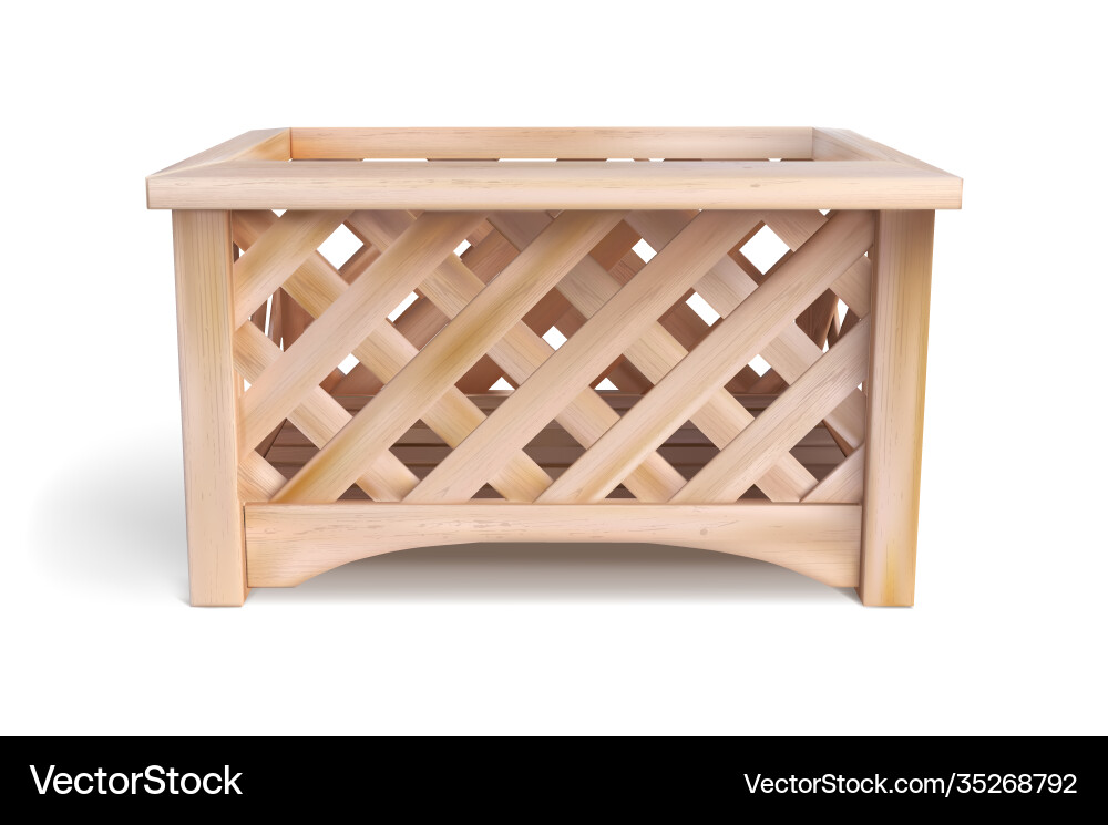 Decorative garden boxes Royalty Free Vector Image