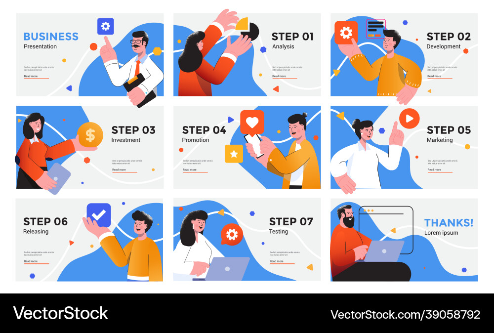 Infographics slide template design Royalty Free Vector Image