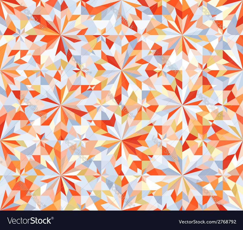 Mosaic Seamless Geometric Pattern Royalty Free Vector Image