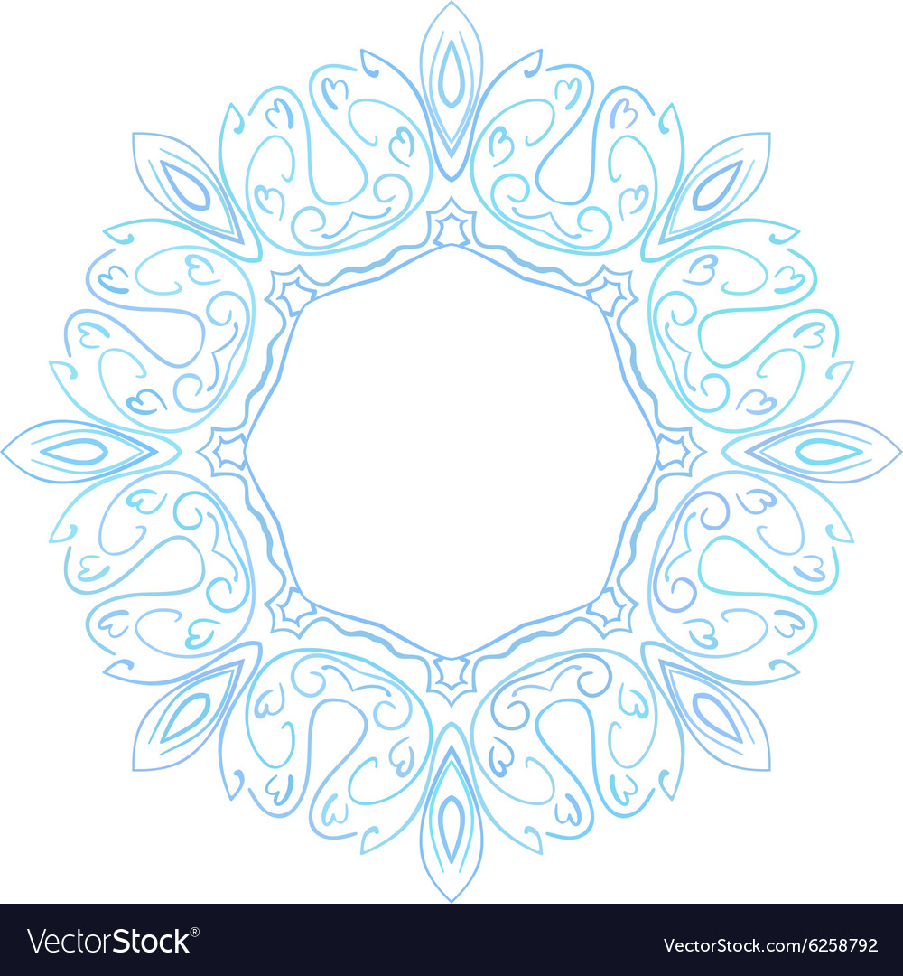 Round frame Royalty Free Vector Image - VectorStock