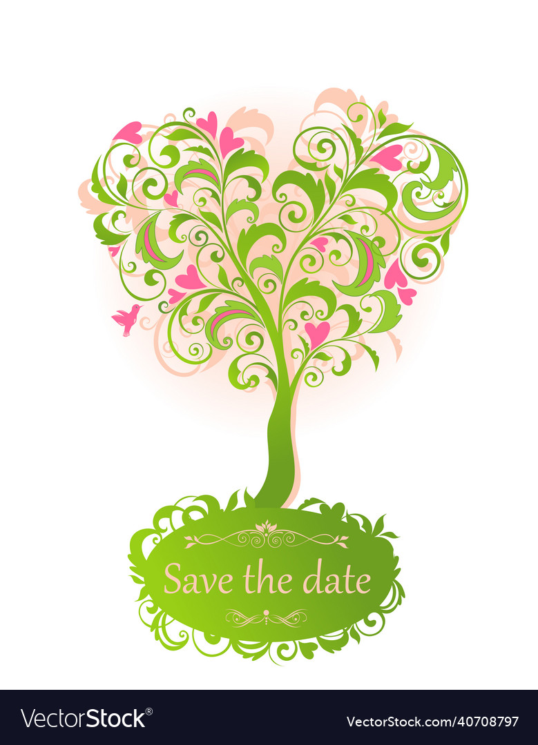 Beautiful tree Royalty Free Vector Image - VectorStock