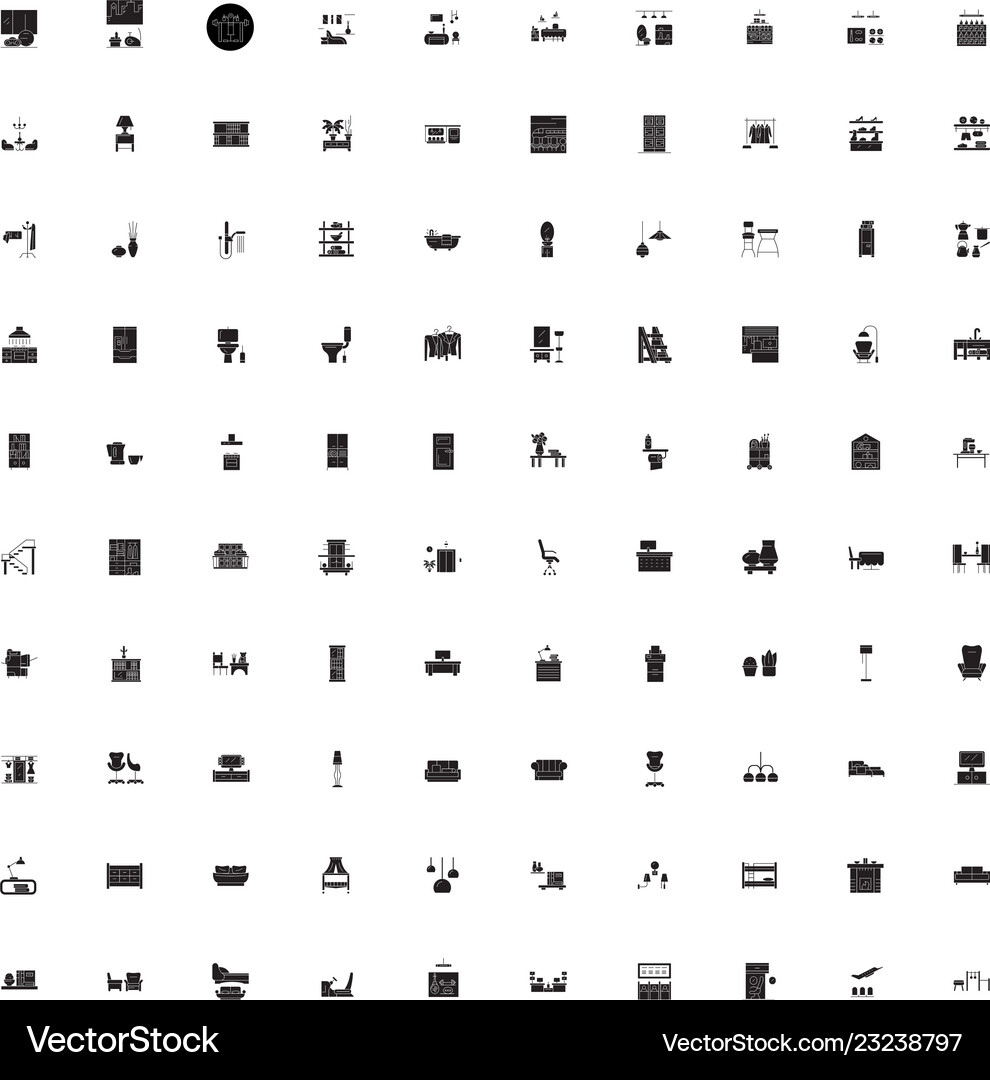 Closet shelves black concept icon Royalty Free Vector Image