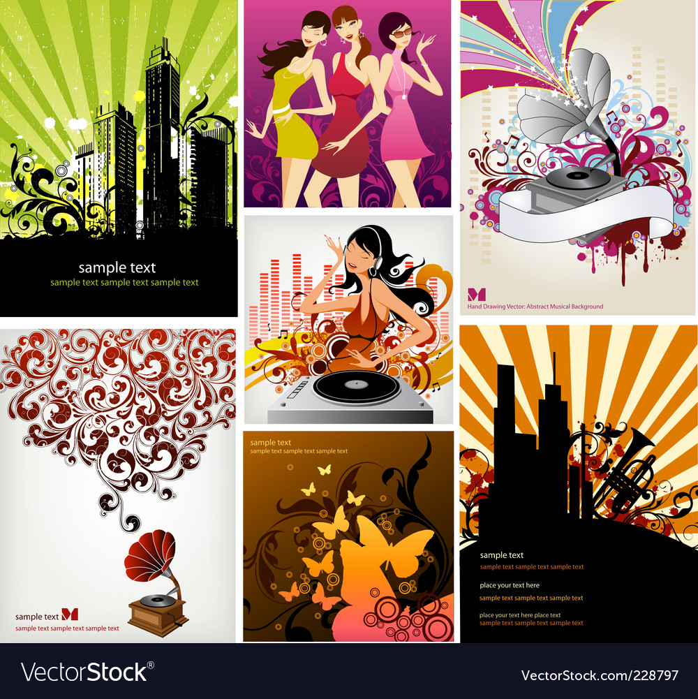 Dance Dj Royalty Free Vector Image - VectorStock