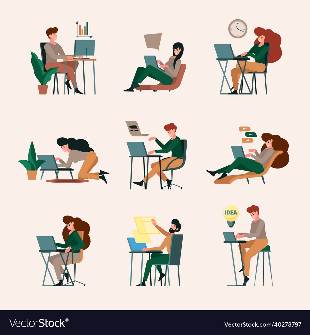 Digital developers designer and programmers Vector Image