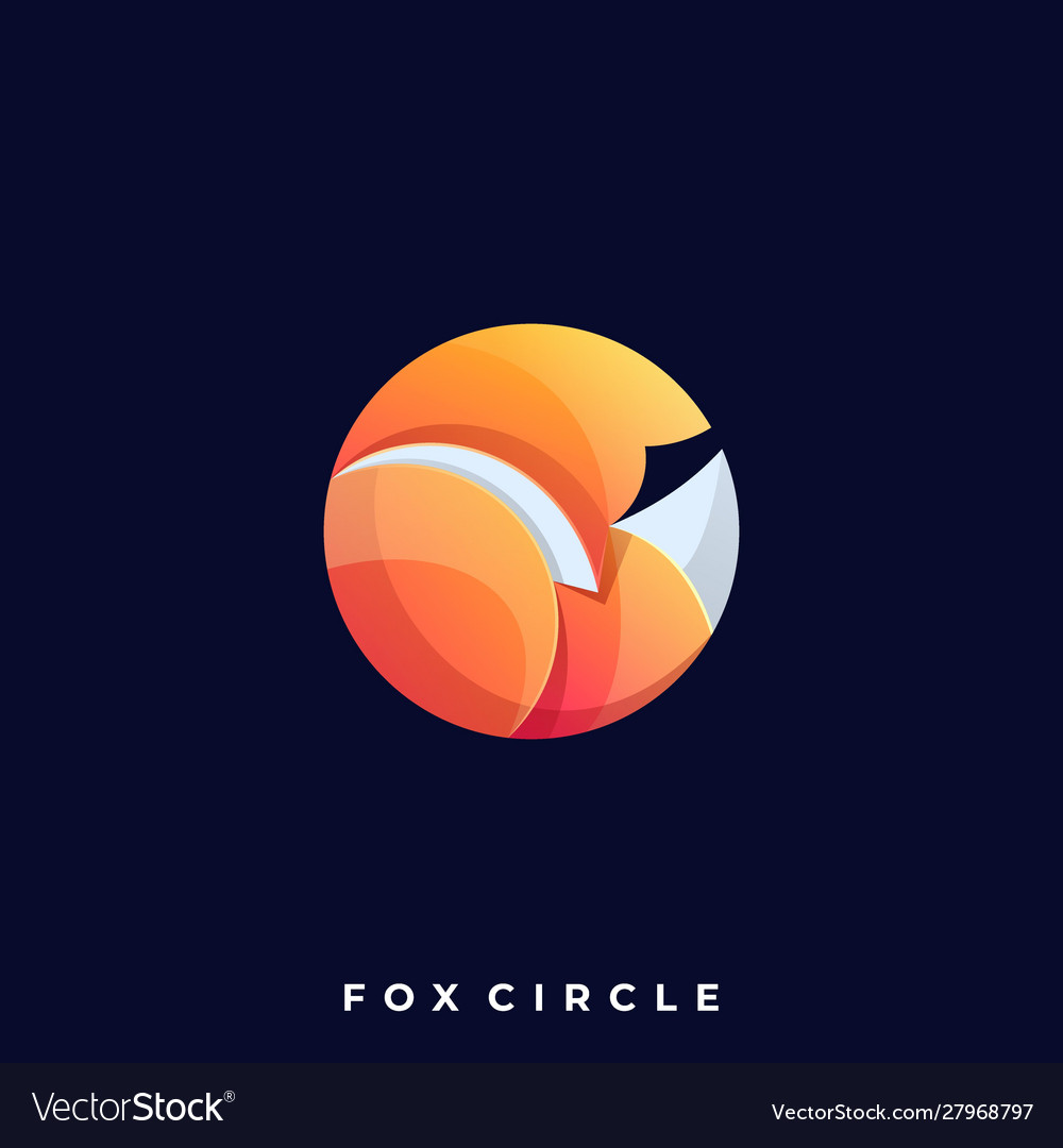 Fox template Royalty Free Vector Image - VectorStock