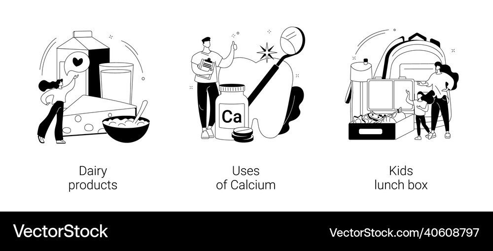 Healthy nutrition abstract concept Royalty Free Vector Image