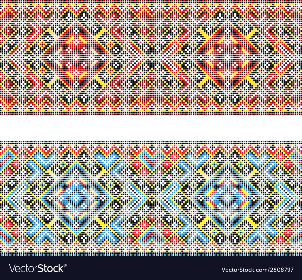 Ukrainian pattern Royalty Free Vector Image - VectorStock
