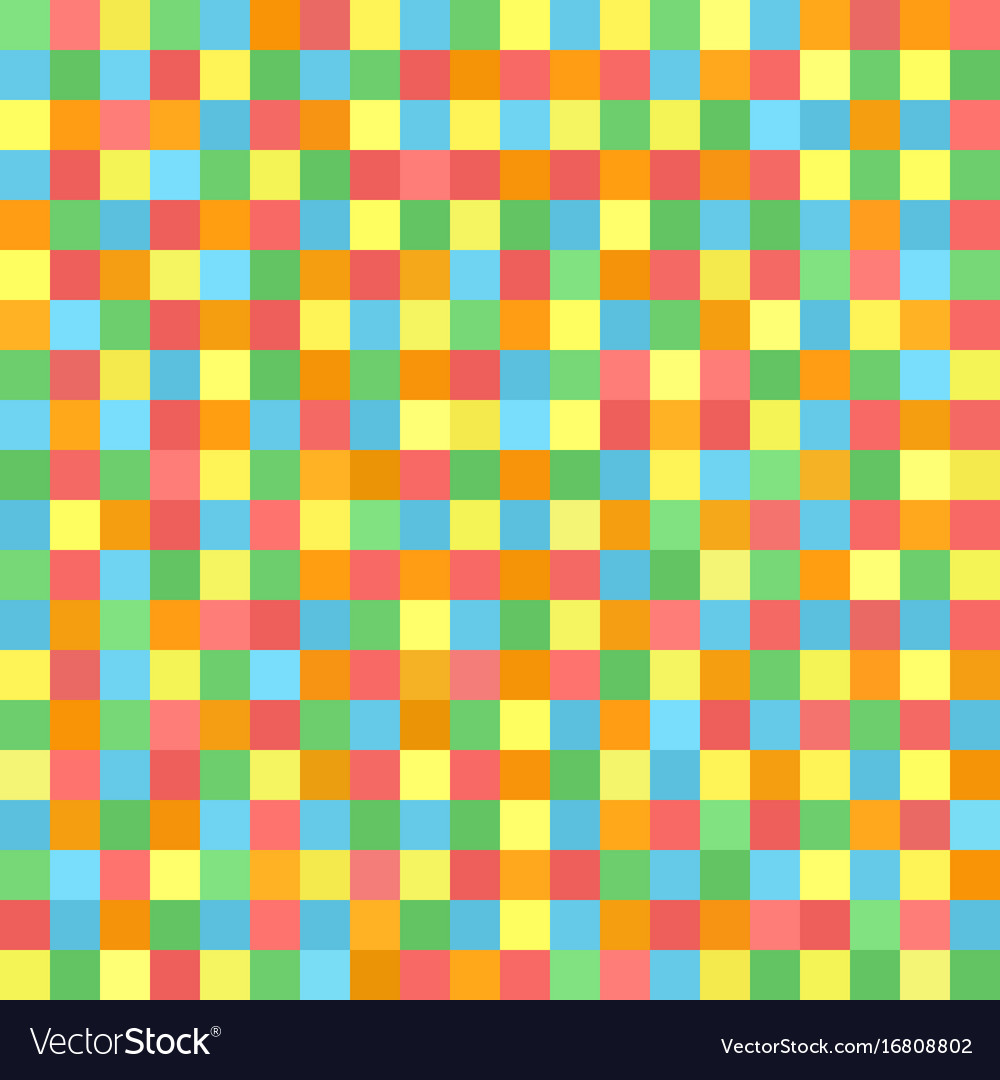 Pixel pattern seamless art background Royalty Free Vector