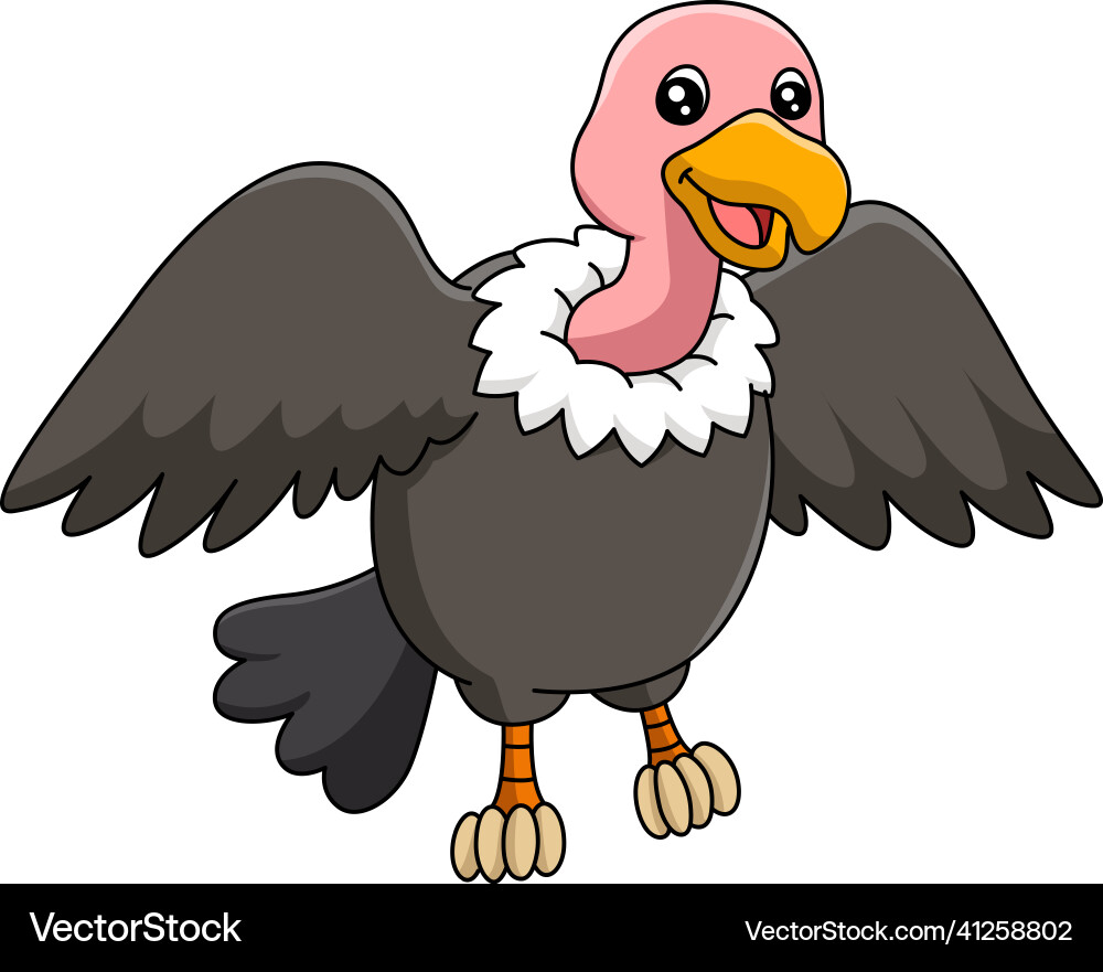 Vulture cartoon clipart Royalty Free Vector Image