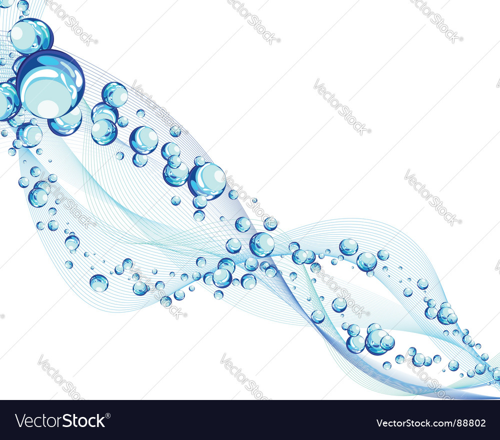 Water background Royalty Free Vector Image - VectorStock
