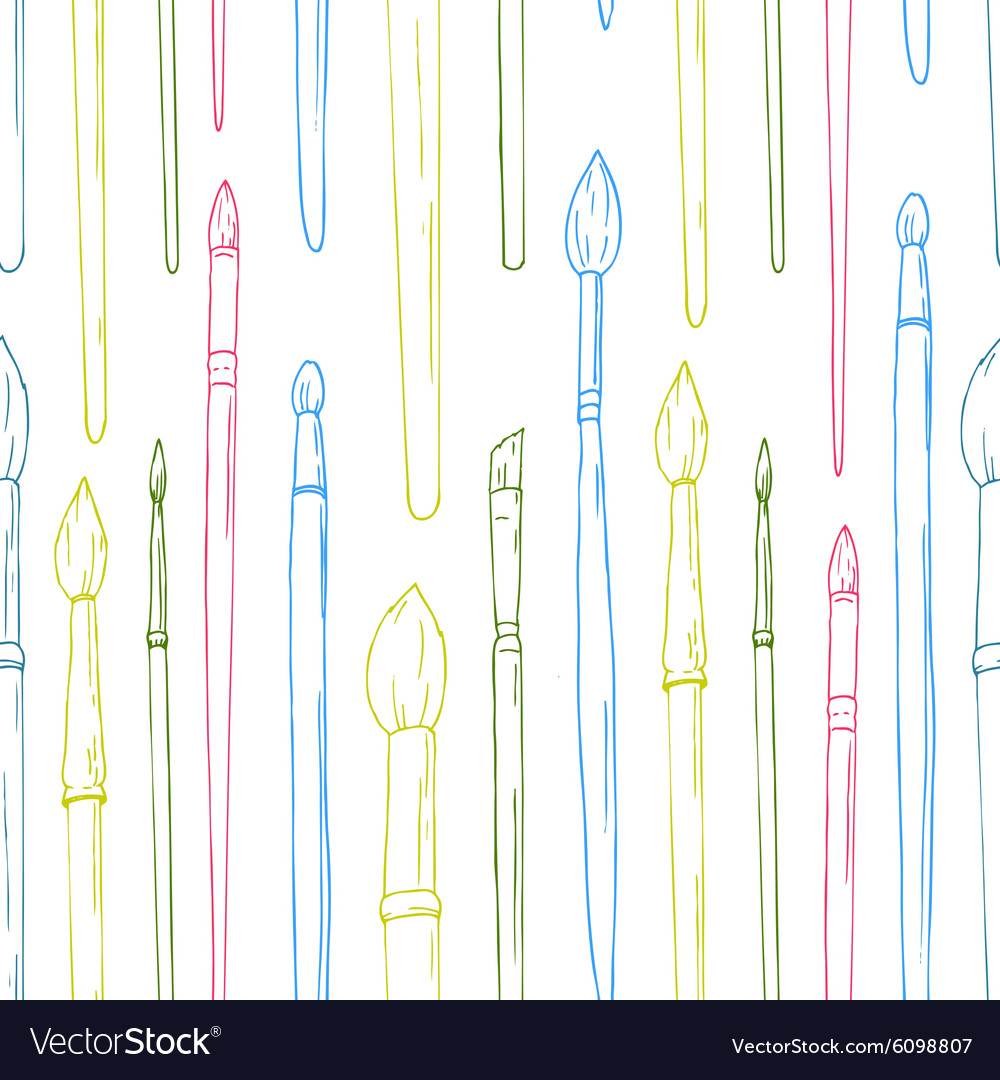 Brush pattern Royalty Free Vector Image - VectorStock