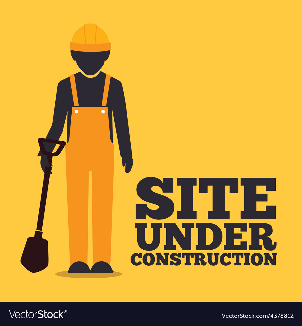Construction design Royalty Free Vector Image - VectorStock
