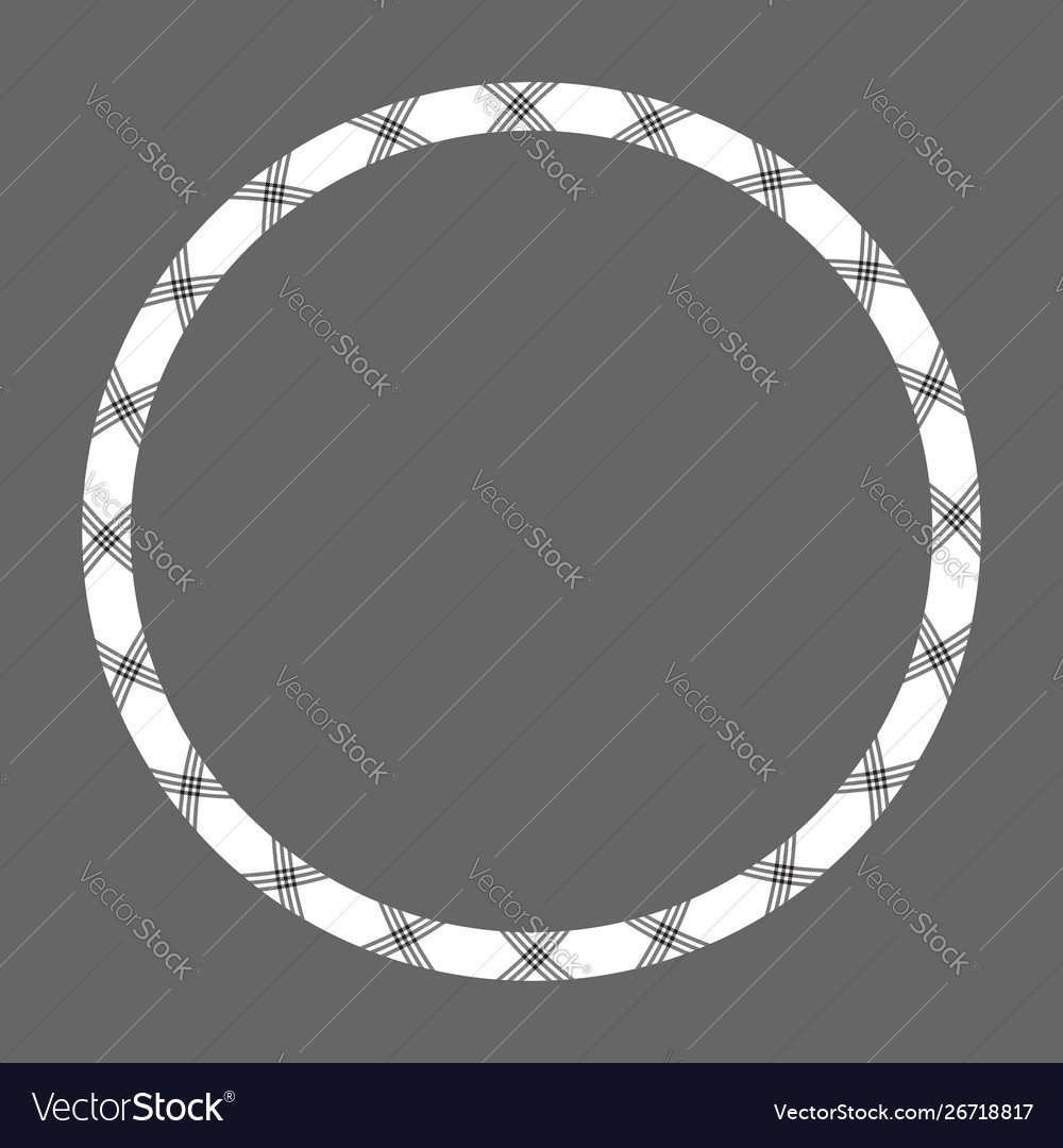 Circle borders and frames round border pattern Vector Image