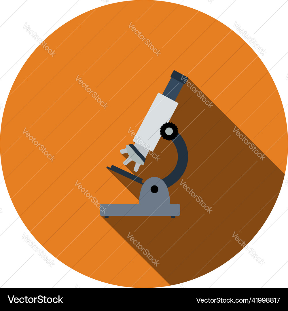 School microscope icon Royalty Free Vector Image