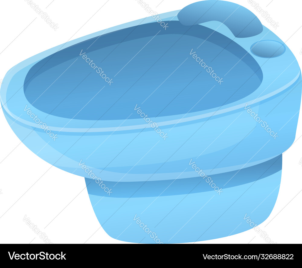 Bidet icon cartoon style Royalty Free Vector Image
