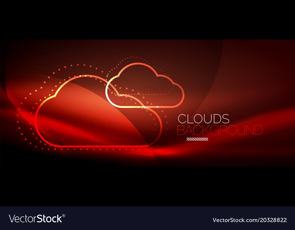 Cloud computing storage concept Royalty Free Vector Image