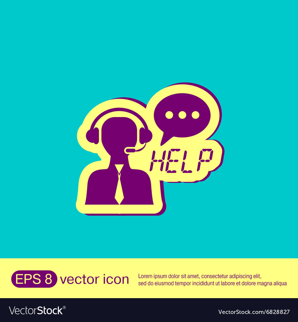 Customer support Royalty Free Vector Image - VectorStock