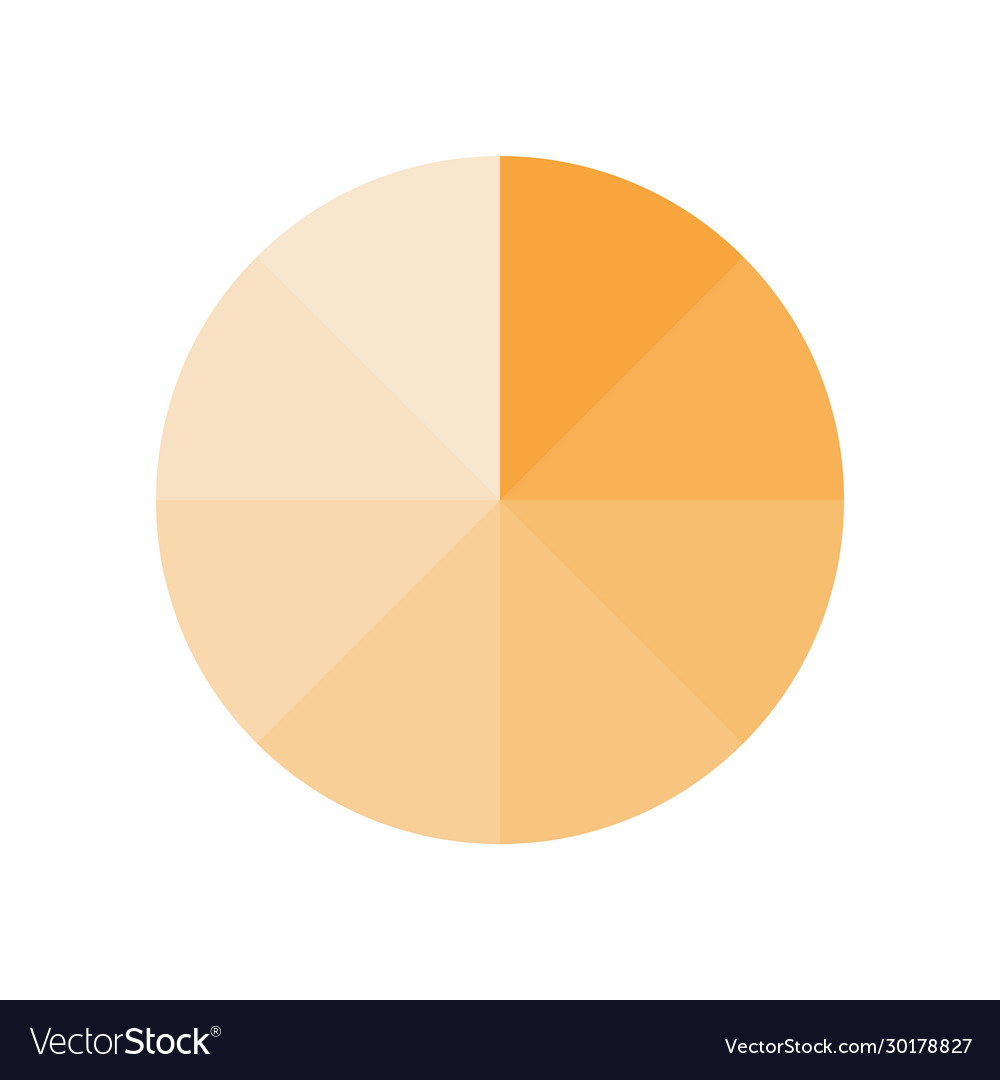 Striped loading circle flat style icon Royalty Free Vector
