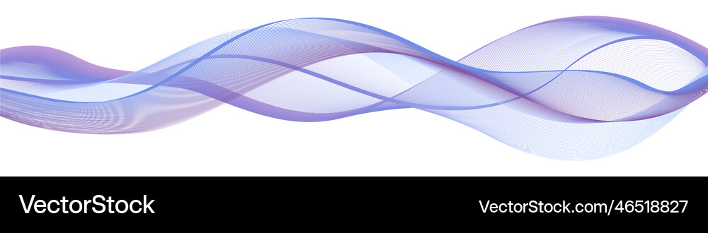Undulate wave swirl swoosh dynamic soundwave Vector Image