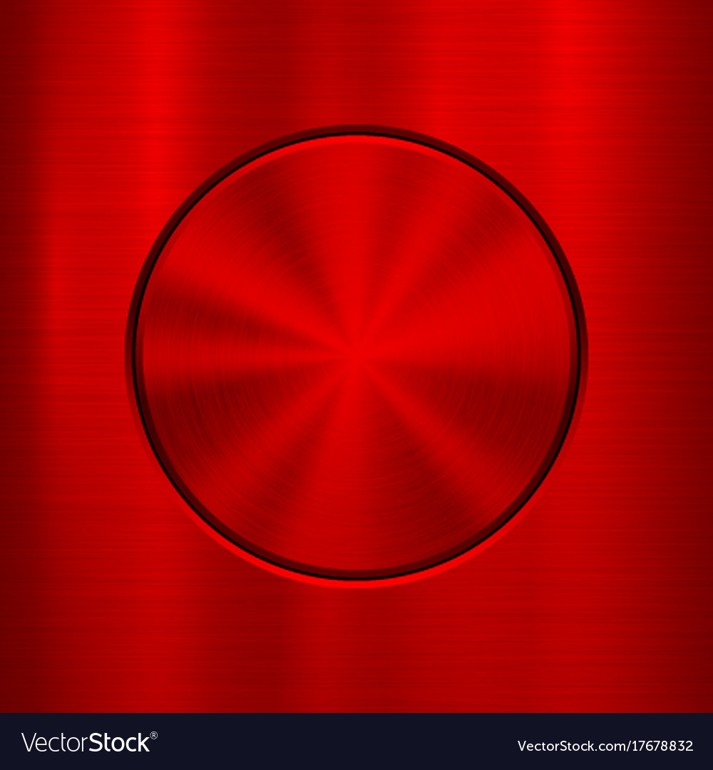 Red metal technology background Royalty Free Vector Image Red metal technology background Royalty Free Vector Image