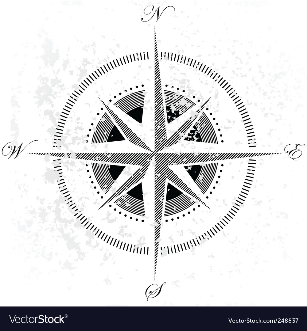 Compass Royalty Free Vector Image - VectorStock