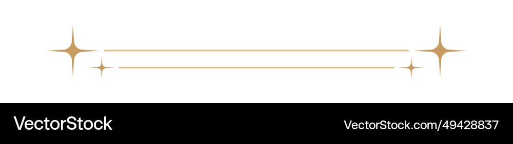 Divider with aesthetic star christmas frame border