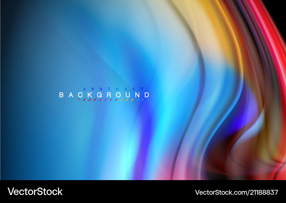 Fluid liquid colors design colorful marble Vector Image