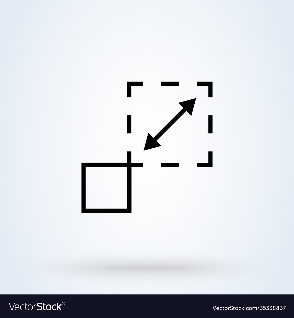 Scalability or scalable system line art icon Vector Image Scalability or scalable system line art icon Vector Image