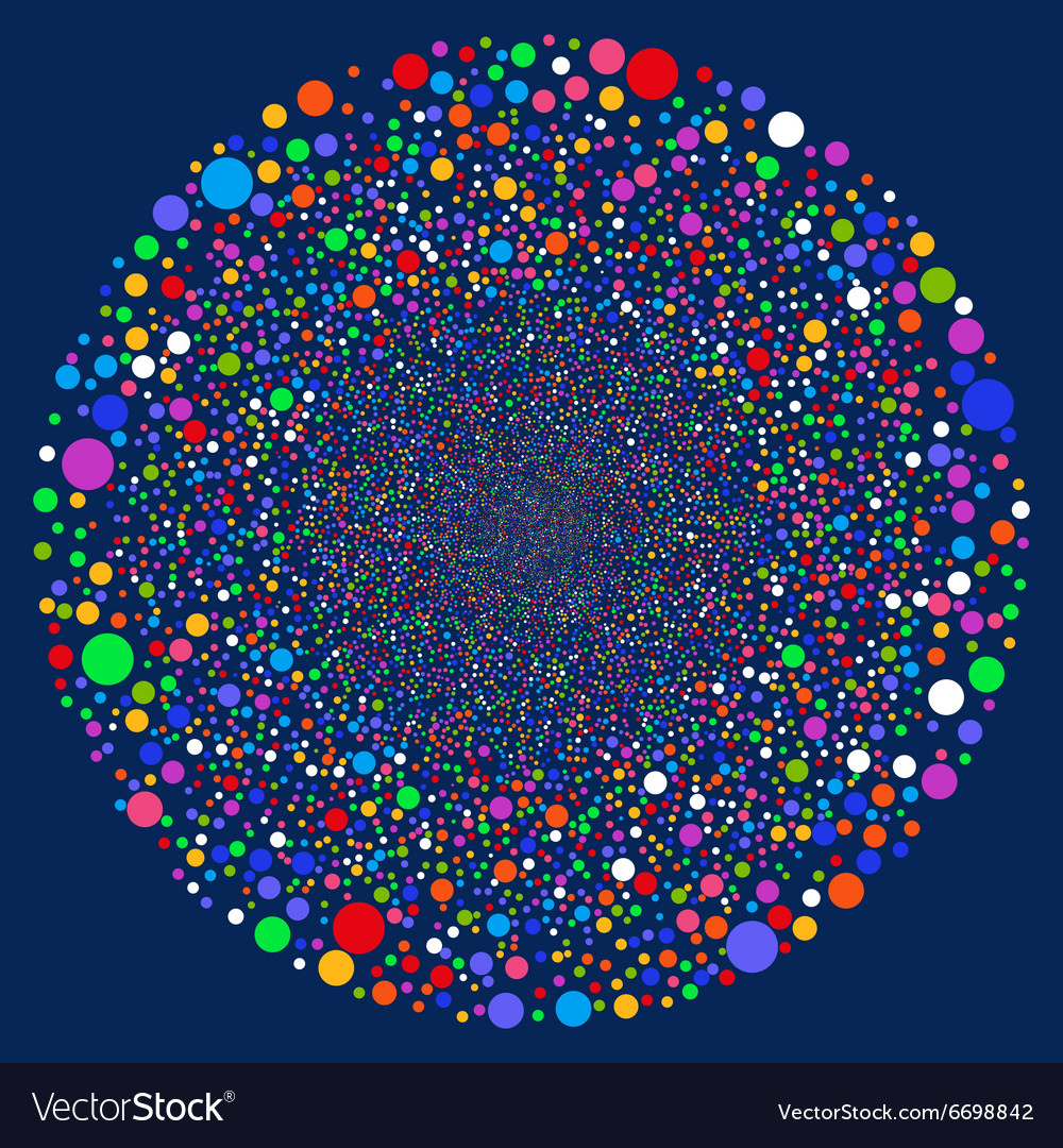 Random bubble sphere Royalty Free Vector Image