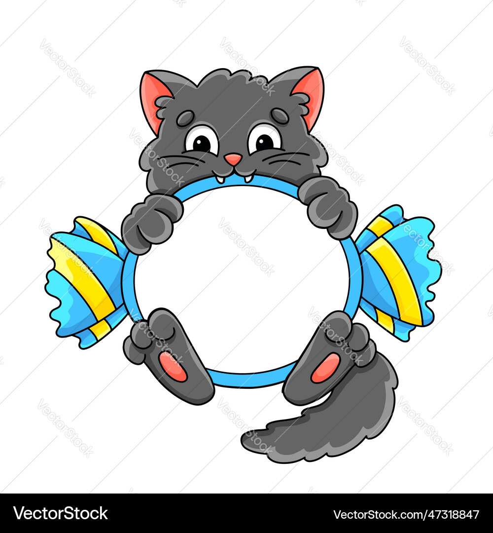 Cartoon character isolated on white background Vector Image