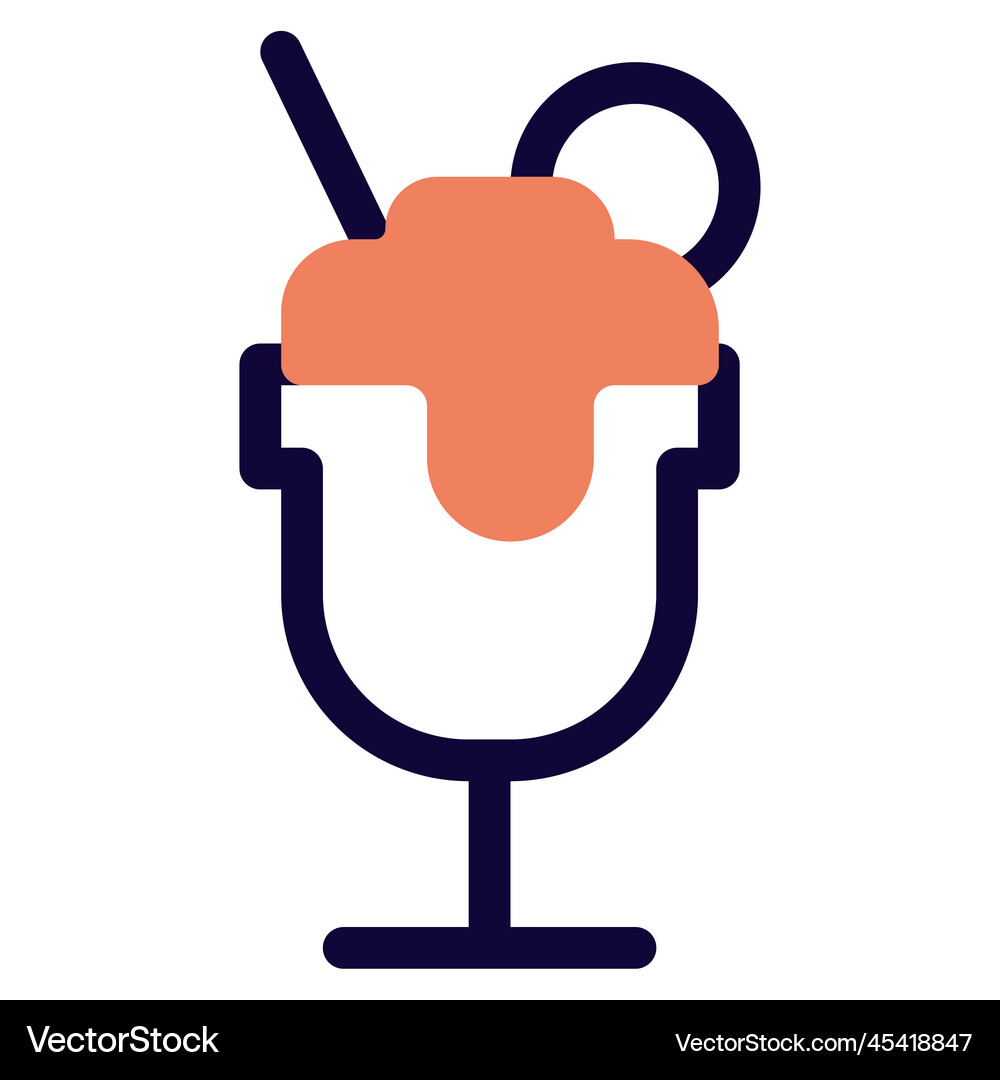 Cool refreshing multiflavored granita cocktail Vector Image
