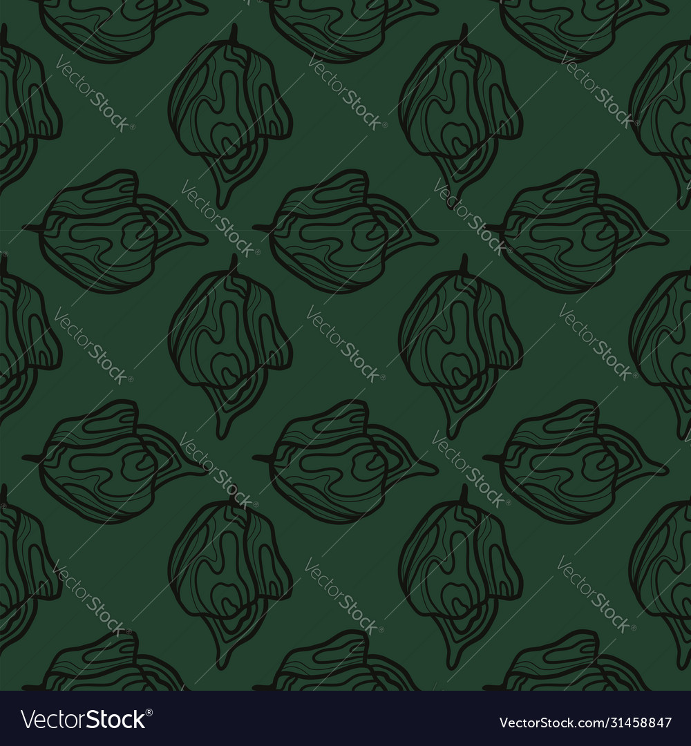 Pepper pattern on white background Royalty Free Vector Image