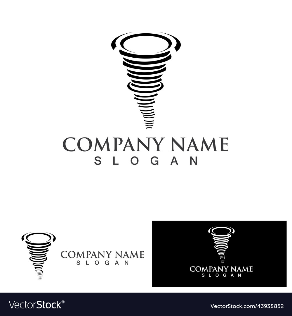 Tornado symbol Royalty Free Vector Image - VectorStock