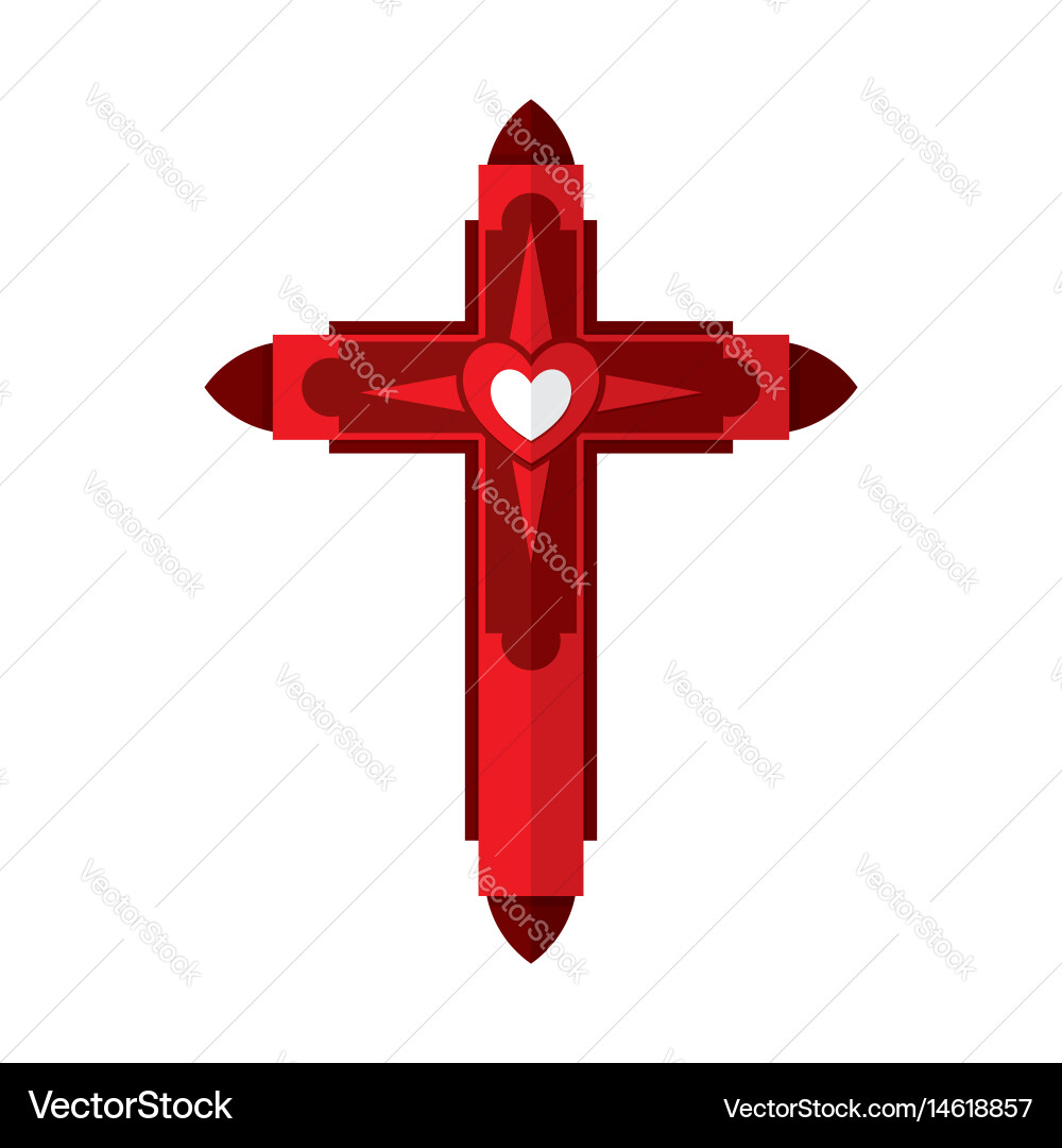 Cross lord and savior jesus christ Royalty Free Vector Image