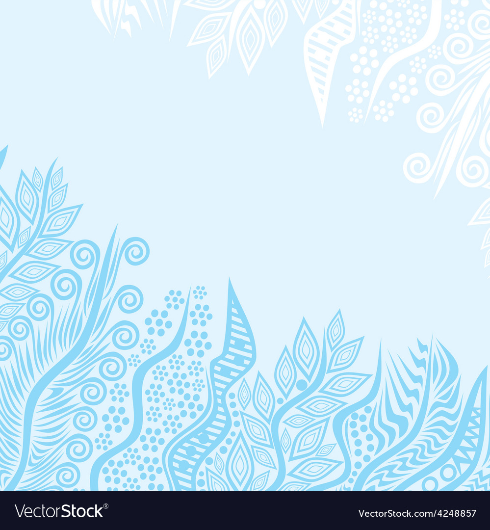 Nature pattern background Royalty Free Vector Image