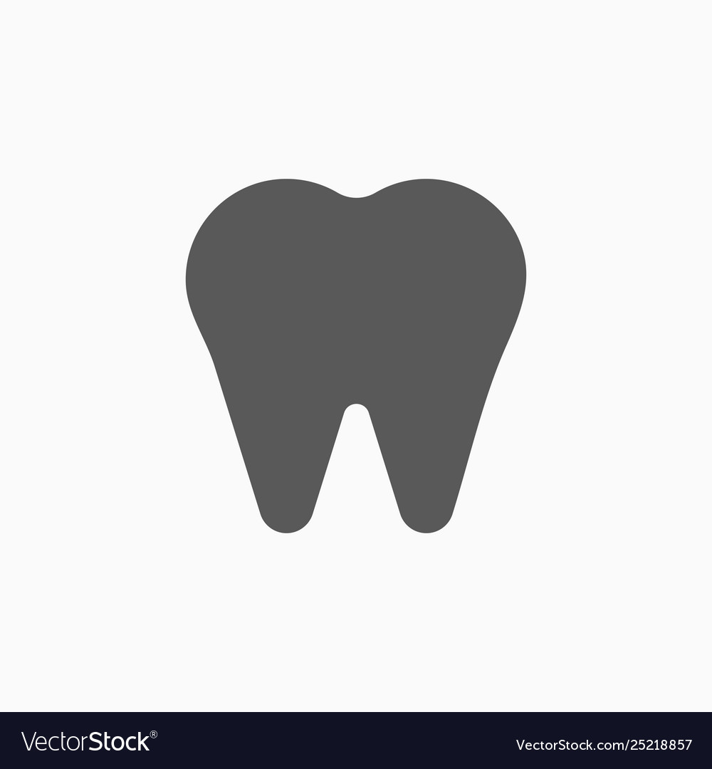 Tooth icon Royalty Free Vector Image - VectorStock