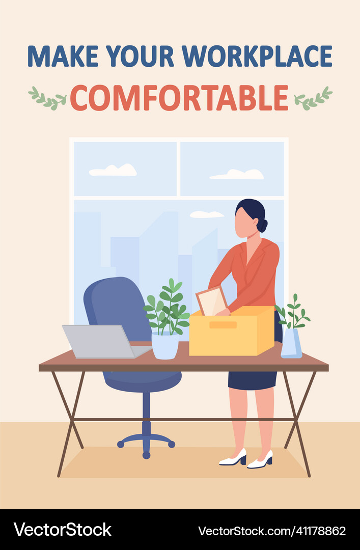 Find new job poster flat template Royalty Free Vector Image