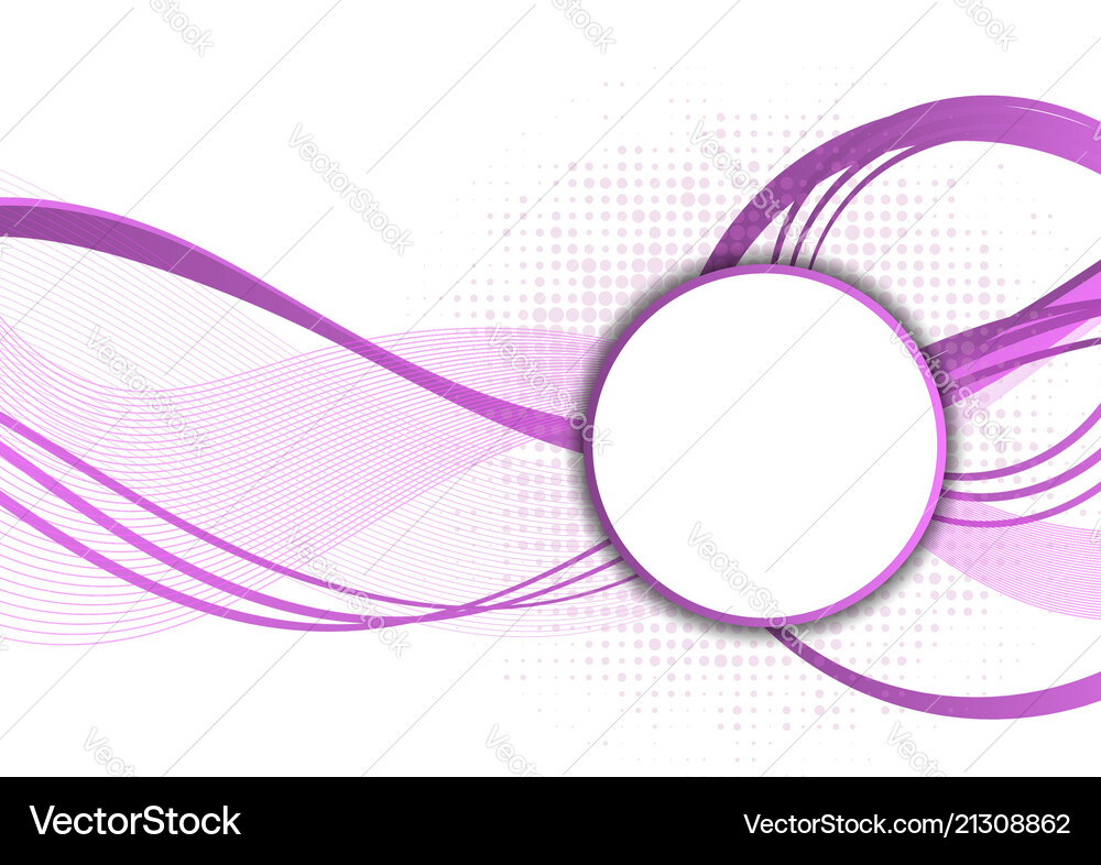 Purple abstract wave wallpaper modern design Vector Image